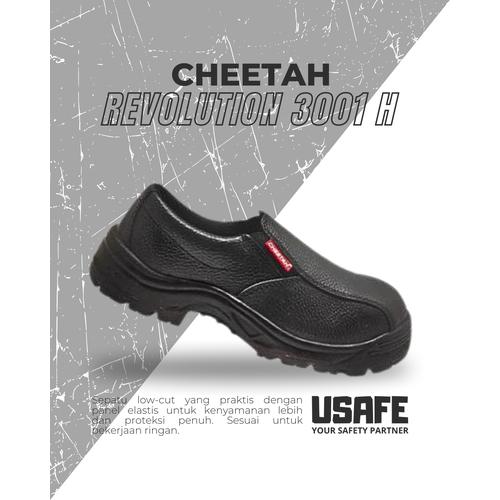 Jual Sepatu safety cheetah 3001H 3001 H - 11 - Kab. Gresik - usafee ...