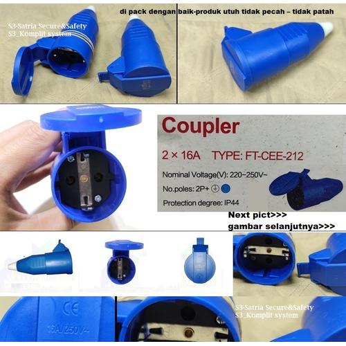 Jual biru female tutup steker 16A 250V colok kan listrik cewe colokkan ...
