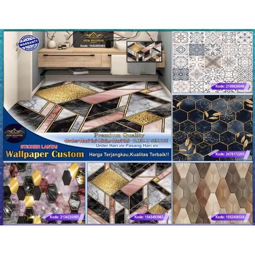 Jual Stiker Lantai Custom 3D Tema Keramik ILusi | Tahan Air Dan Tahan ...