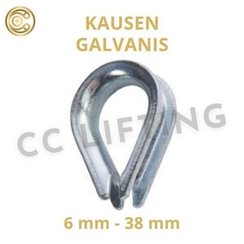 Jual Kausen Wire Rope 38mm Galvanis / Thimble Galvanized / Kaosen ...