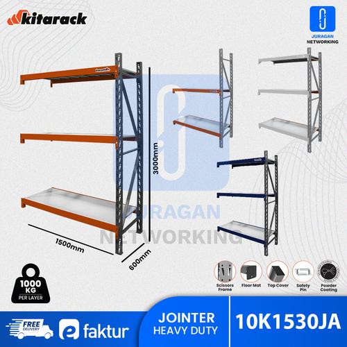 Jual Rak Gudang Besi 1 Ton 3 Meter P 1.5M Rack Gudang 4 Susun Jointer ...