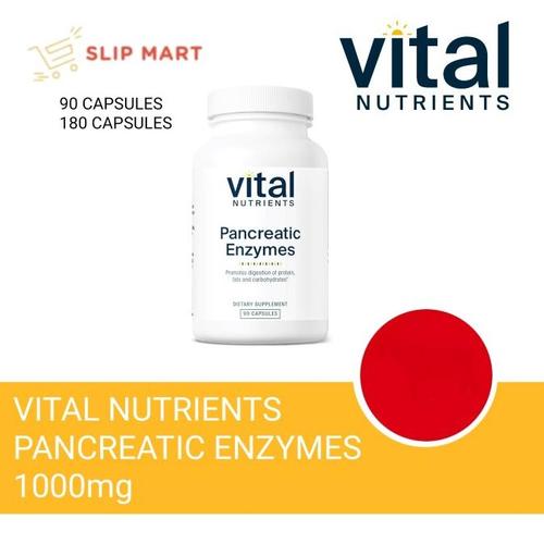 Jual Vital Nutrients Pancreatic Enzymes 1000Mg Full Strength - 90 ...