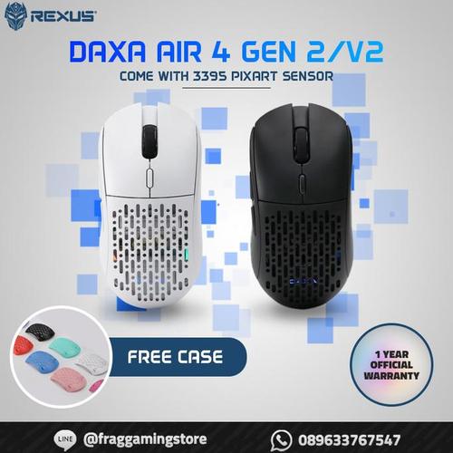 Jual Rexus Daxa Air 4 / Daxa AIr IV Gen 2 V2 - Gaming Mouse Daxair4 ...