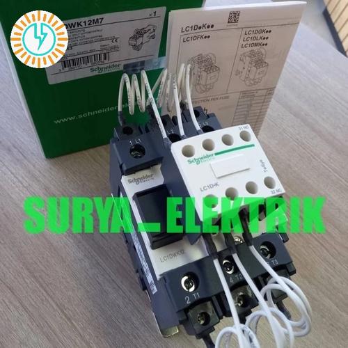 Jual kontaktor kapasitor schneider lc1dwk12m7 dwk12 dwk 12 LC1DWK12 ...