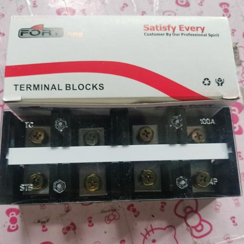 Jual TERMINAL BLOCK 100A 4P FORT TC-1004 TERMINAL LISTRIK BLOK ...