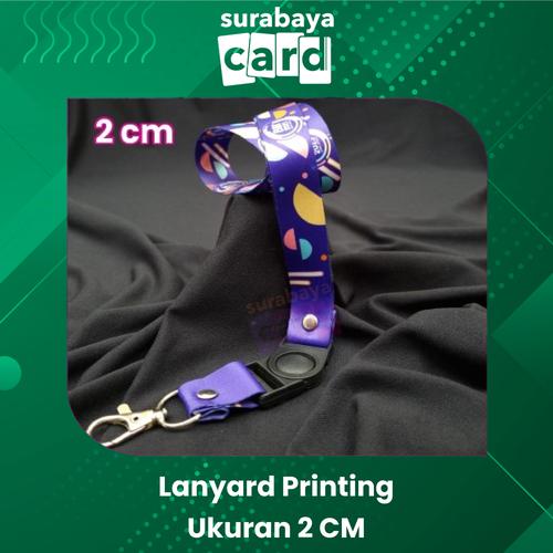 Jual Cetak Tali Idcard Custom Lanyard Custom Tali lanyard Custom 2 CM ...