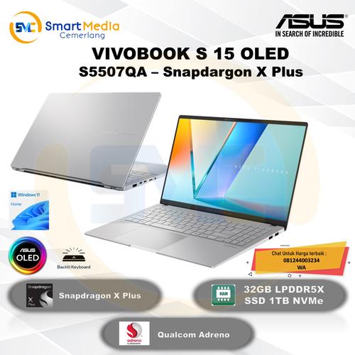 Promo ASUS Vivobook S15 OLED S5507QA|SNAPDRAGON X PLUS X1P-42-100|16GB ...