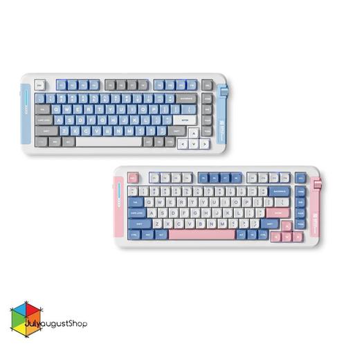 Promo MCHOSE X75 - Wireless Gasket Mount Mechanical Keyboard - Blue and ...