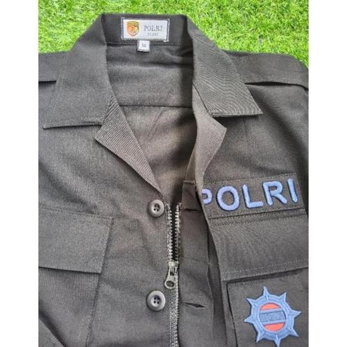 Jual ai. Seragam PDL Tactical Hitam Jatah Brimob Bahan Halus Tahun 2023 ...