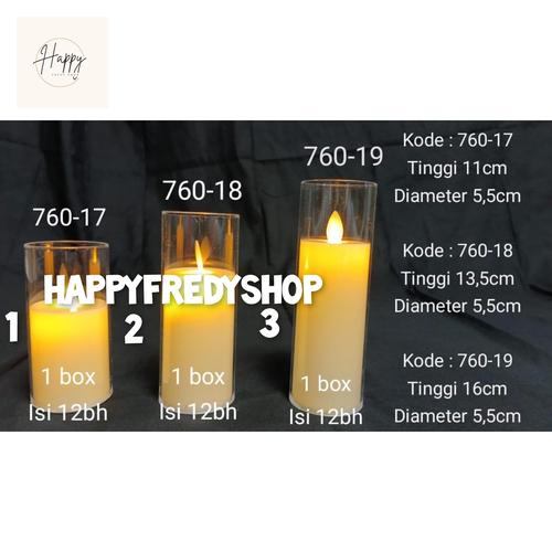 Jual lilin elektrik led premium hias korea aesthetic lilin natal lilin ...