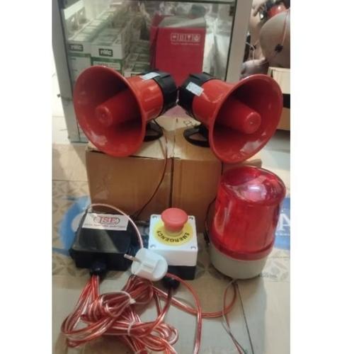 Jual Sirene Alarm Emergency Darurat Double 2 Toa 1 Tombol Sirene Gedung ...