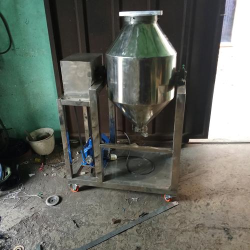 Jual mesin mixer pengaduk campur bubuk powder tepung mesin double cone ...