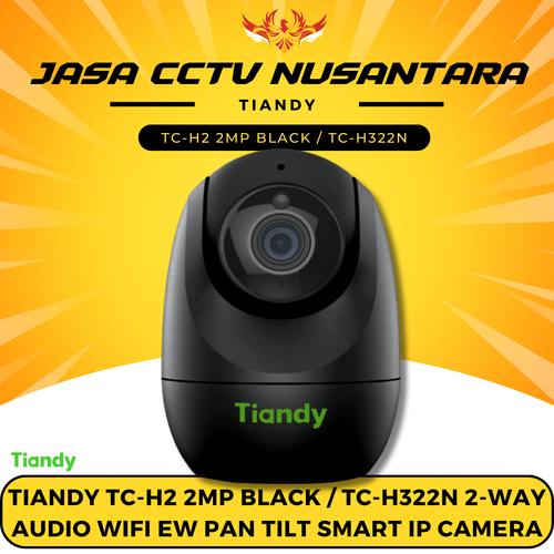 Jual TIANDY TC-H2 2MP BLACK / TC-H322N 2-WAY AUDIO WIFI EW PAN TILT ...