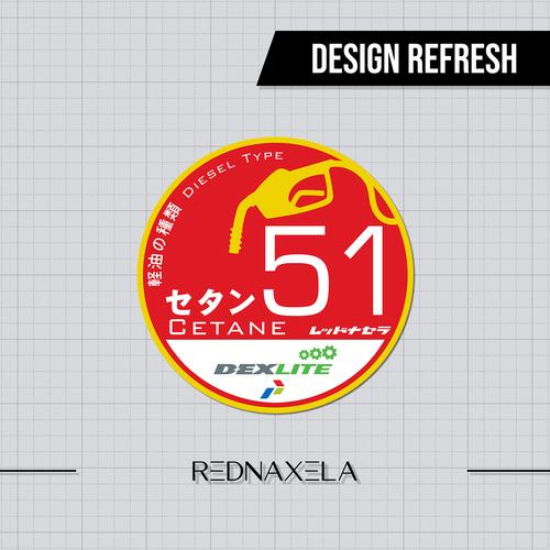 Jual Stiker Vinyl JDM Warning Bahan Bakar BBM Fuel Notice Stiker Bensin ...