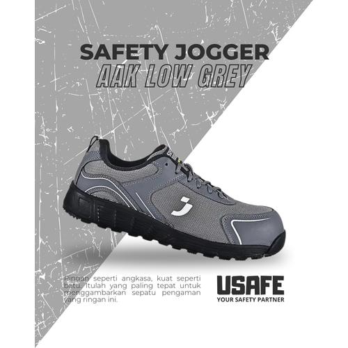 Jual Sepatu Safety Jogger AAK S1P Low Grey - 41 - Kab. Gresik - usafe ...