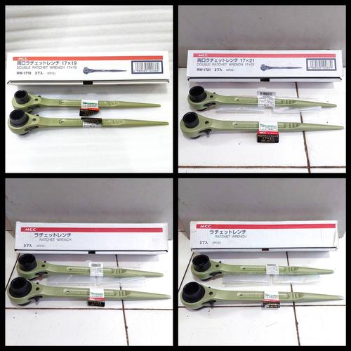 Jual Double Socket Ratchet Wrench MCC JAPAN ALL SIZE / Kunci ...