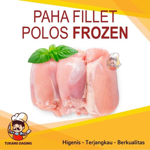 Jual paha ayam fillet polos frozen 1 kg / boneless paha ayam polos ...