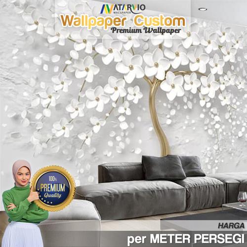 Jual Wallpaper 3D Custom Murah - Wallpaper Custom 3D Bunga - 3D_006 ...