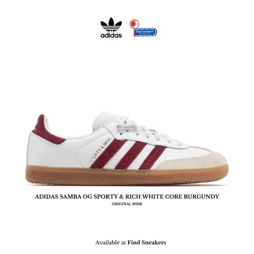 Jual Sepatu Sneakers Pria ADIDAS SAMBA SPORTY AND RICH WHITE CORE ...