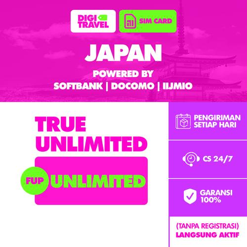 Promo DIGI TRAVEL Sim Card Japan True Unlimited | Simcard Jepang True Unlimited - 1 Hari ...