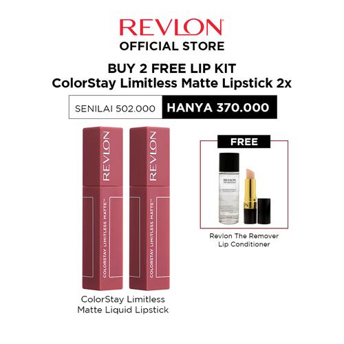 Promo [BUY 2 FREE LIP KIT] Revlon Colorstay Limitless Matte Lipstick x2 ...