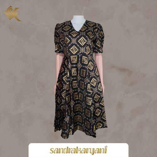 Promo BATIK SANDRA KARYANI Dress Batik Solo Batik Original SK Premium - PSPADRS-2 - Kota ...