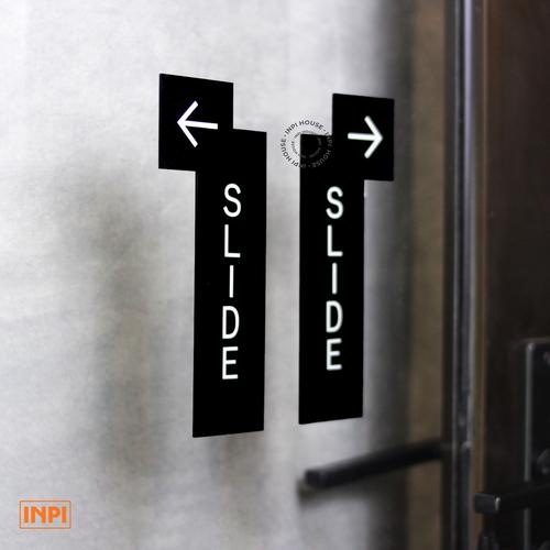 Jual Door Sign Acrylic Slide Penanda Pintu Sliding Door - INPI House ...
