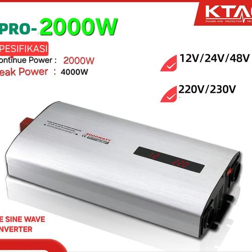 Jual KTAC inverter pure sine wave high performa 600W 1000W 2000W ...