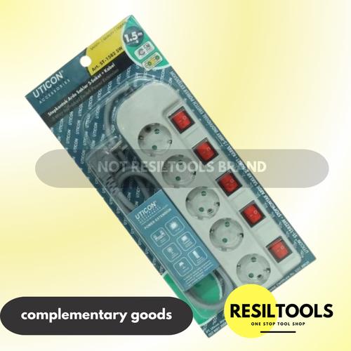 Promo Stop Kontak Steker SNI Yunior 5 Lubang x 1.5 Meter Kabel dengan ...