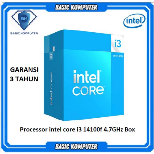 Jual CpuProcessor Intel Core i3 14100f 4.7Ghz Box Socket 1700 - Jakarta ...