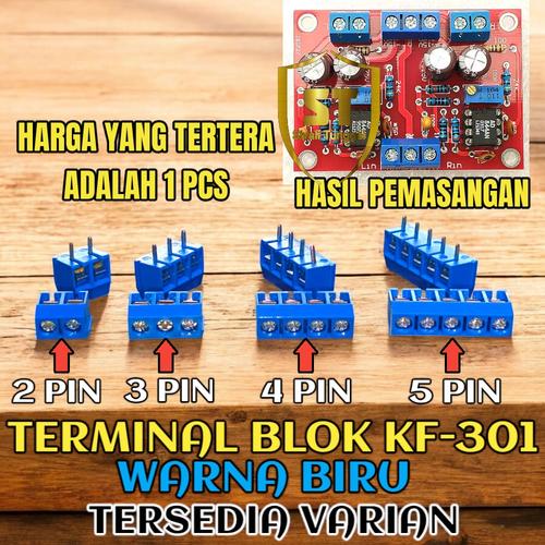 Jual TERMINAL BLOCK CONNECTOR - BIRU KF-301 - 5.0 mm - Kab. Tangerang ...