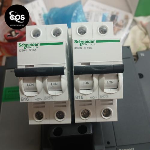 Jual MCB SCHNEIDER ACTI9 IC60N KURVA B 2P 16A 6ka A9F73216 NEW OriginaL - Jakarta Pusat - CAHAYA ...