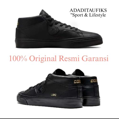 Jual Sepatu Converse Louie Lopez Pro Mid Black Original A05089C Resmi ...