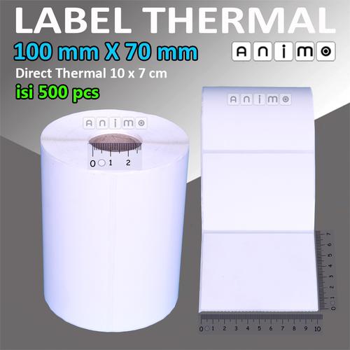Jual LABEL BARCODE THERMAL 100 X 70 MM isi 500 Pcs - LABEL Direct ...