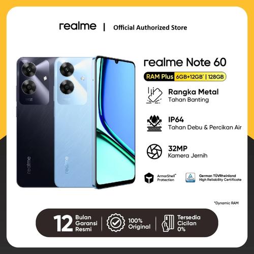 Jual realme Note 60 6GB+12GB*|128GB (ArmorShell Protection | TUV ...