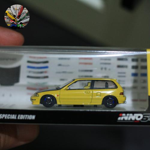 Jual Inno64 Honda Civic EF9 Sir Yellow Malaysia Special Edition - Kota ...
