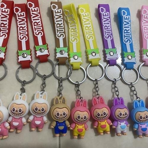 Jual OFFICIAL LABUBU Gantungan Kunci Labubu Karakter Ganci Tas Motor ...