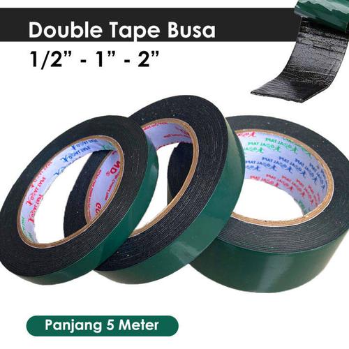 Jual Double Tape Busa 2 1 1/2 Inch Double Foam Tape Tip 48mm 24mm 12mm ...