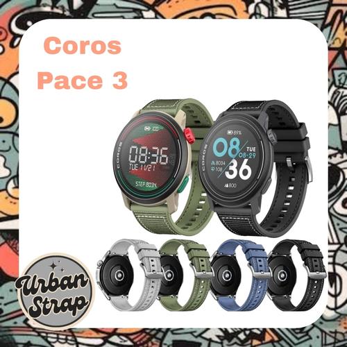 Jual STRAP 22MM COROS PACE 3 SMART WATCH SILICONE NYLON TALI JAM TANGAN ...