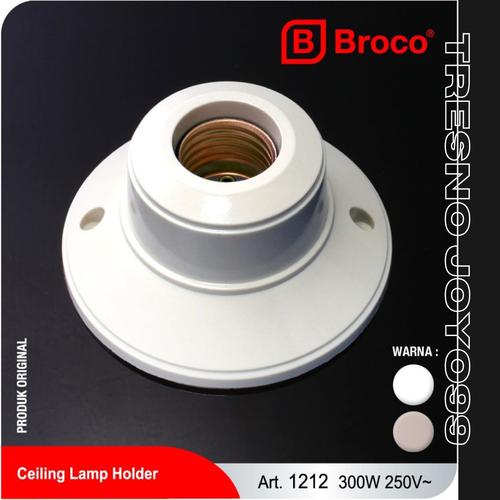 Jual Broco 1212 (B) Fitting Plafon Bulat - cream - Kota Depok - Tresno ...