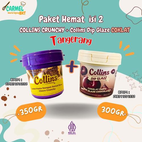 Jual Tangerang- (PAKET ISI 2) Choco Crunchy 350gr & Collins Glaze 300gr ...