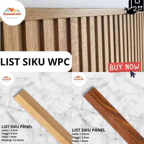 Promo HA-List Siku WPC Sudut Siku / LIST Penutup WPC Siku List Wall ...