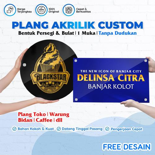 Jual Plang Toko, Plang Akrilik, Plang Papan Nama, Plang Kantor,Plang ...