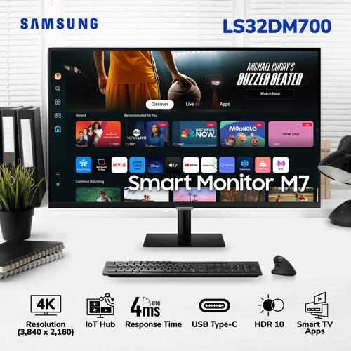 Jual Samsung LED 32 In Smart Monitor M7 UHD LS32DM700 S32DM700 32DM700 ...