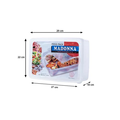 Jual Tempat Donat Madonna 3800 Foodpack - Kotak Donat - Kotak Makanan ...