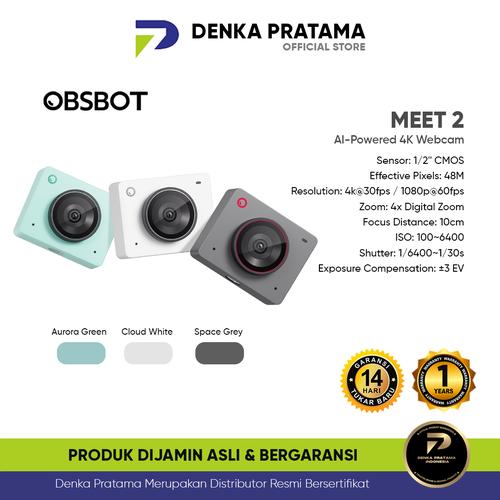 Promo Obsbot Meet 2 AI-Powered 4K Webcam - Putih Cicil 0% 3x - Jakarta ...