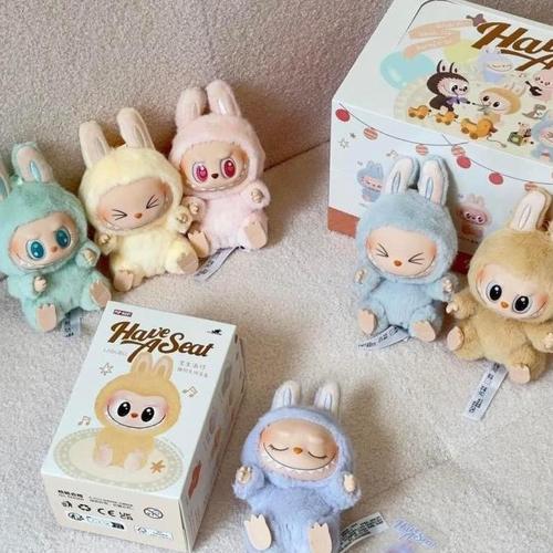 Jual OFFICIAL labubu v2 have a seat macaroon v2 original pop mart ORDER ...