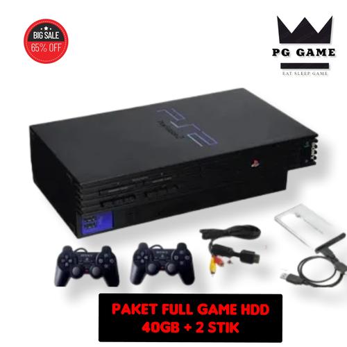 Jual PS2 HDD 120GB playstation 2 full games + 2 stik - Mesin Saja, 2 ...