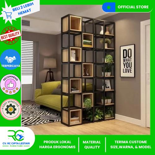 Jual Partisi Box Rak Partisi Industrial Ruangan - Kota Bekasi - RC ...
