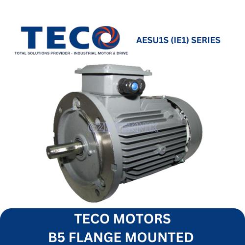 Promo Dinamo Electric Motor Teco 4kW 5,5HP 220V/380V 3 Phase B5 Flange ...